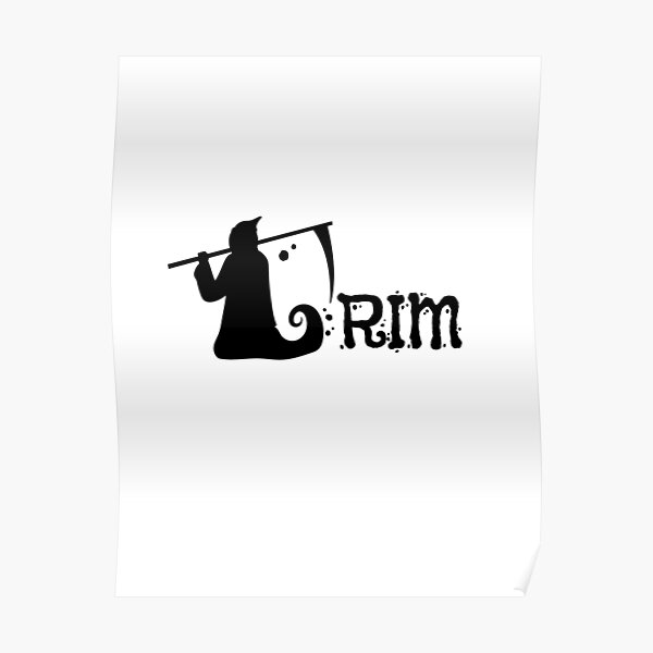 "Grim reaper print" Poster for Sale by CreepyCurator | Redbubble