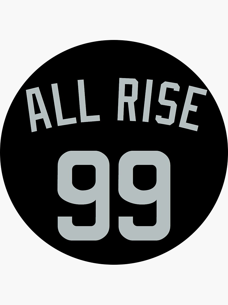 "Aaron Judge "All Rise" Players Weekend" Sticker for Sale by ...