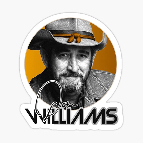 "DON WILLIAMS" Sticker for Sale by haumajra | Redbubble
