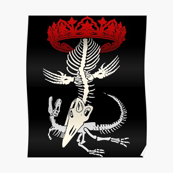 "RAGNAROK mosasaur" Poster for Sale by JONULRICH | Redbubble