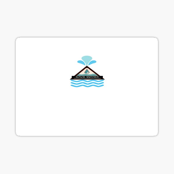 "Save water" Sticker for Sale by calibrit | Redbubble