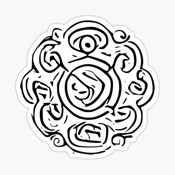 "Banish Sigil (No.18) - Magic Symbol Art" Sticker for Sale by ...