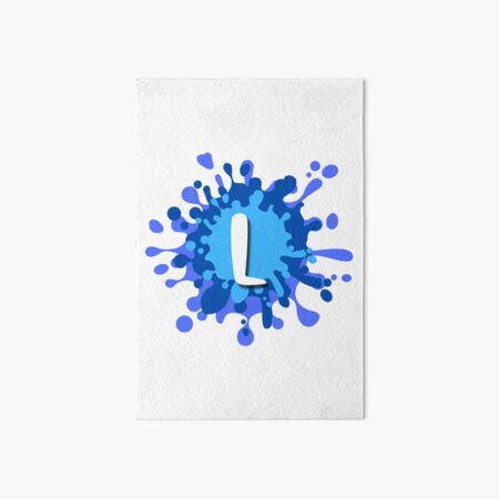 "Letter L" Art Board Print for Sale by HiCuteVision | Redbubble
