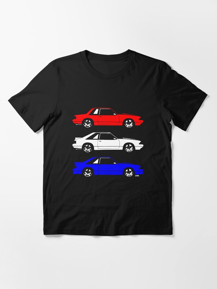 "Ford Mustang Fox Body Side" Essential T-Shirt for Sale by ...