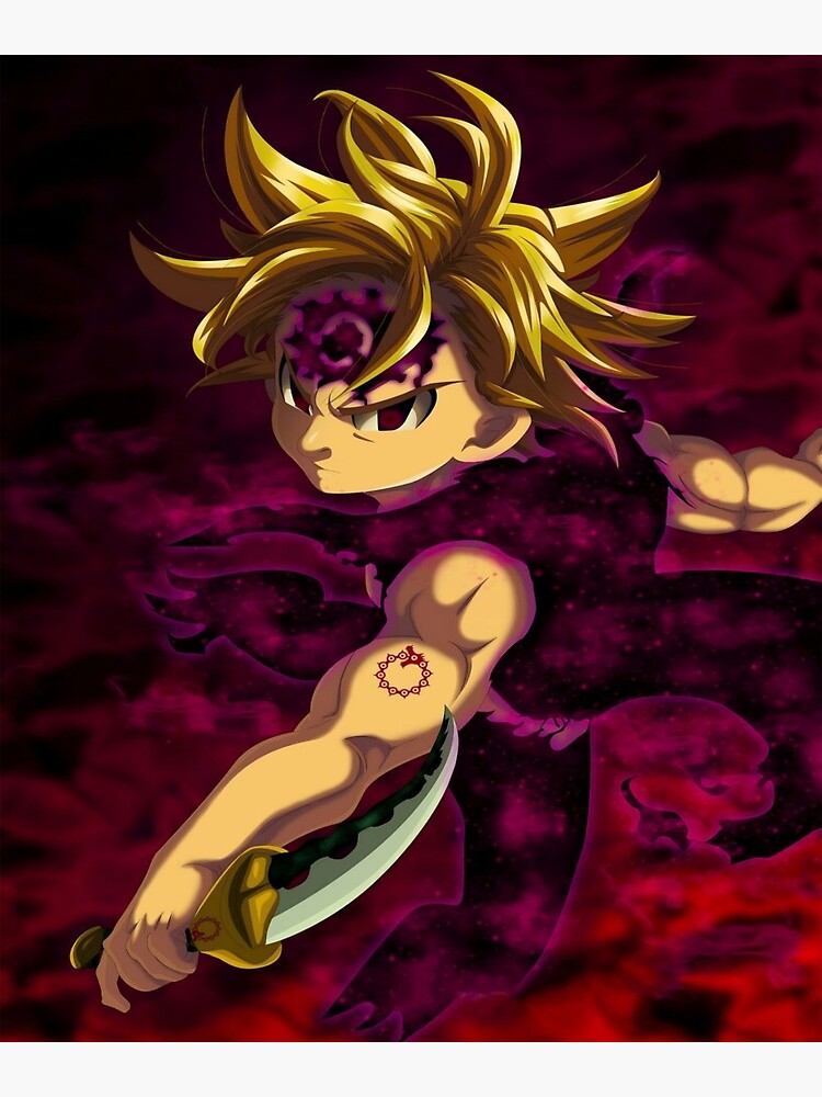 "meliodas the seven deadly sins" Sticker for Sale by chetterubyzans ...