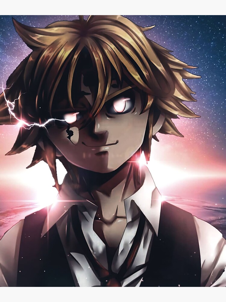 "the seven deadly sins meliodas" Sticker for Sale by chetterubyzans ...