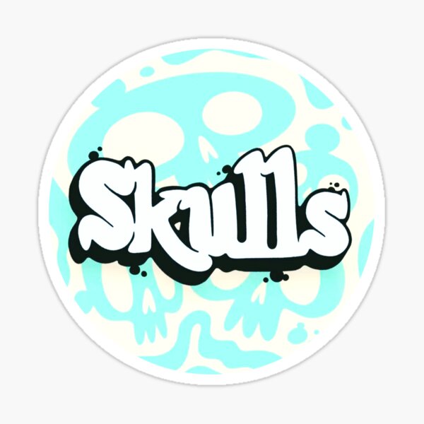 "Skull" Sticker for Sale by IsaqueIsaias | Redbubble