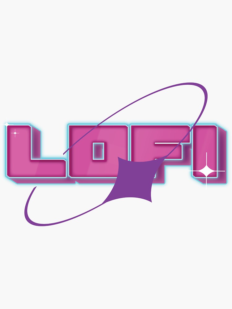 "LO-FI" Sticker for Sale by ByIntroverts | Redbubble