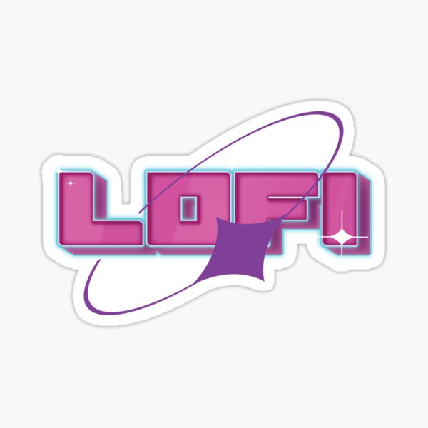 "LO-FI" Sticker for Sale by ByIntroverts | Redbubble