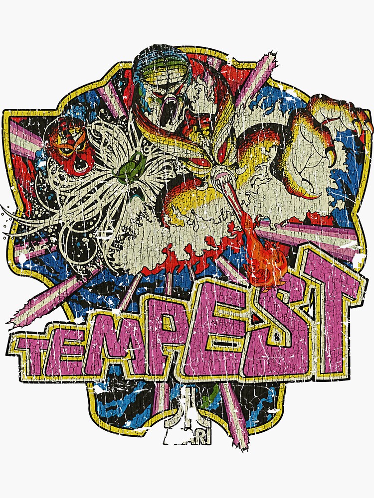 "Retro Tempest Level 99 1981 " Sticker for Sale by HerwigKrebs | Redbubble