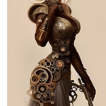 "Noble blonde steampunk Shield Knight of the Empire" Sticker for Sale ...