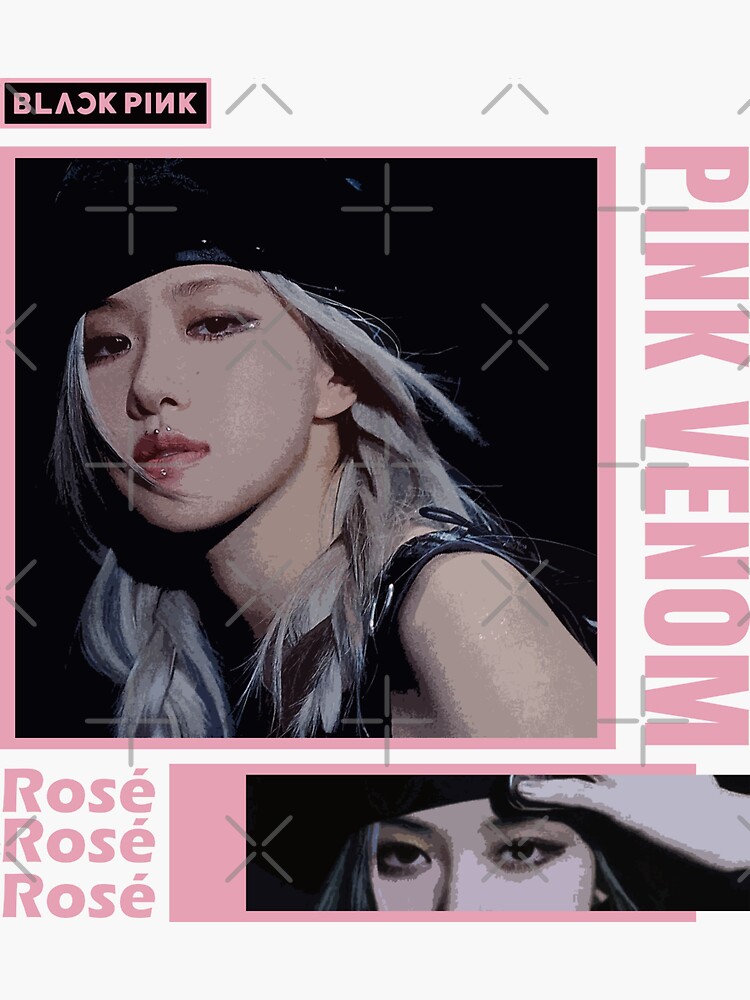 "pink venom ros" Sticker for Sale by FakyStudio | Redbubble