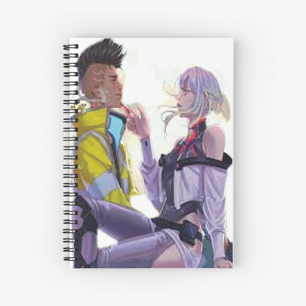 " David and Lucy from Cyberpunk edgerunners " Spiral Notebook for Sale ...