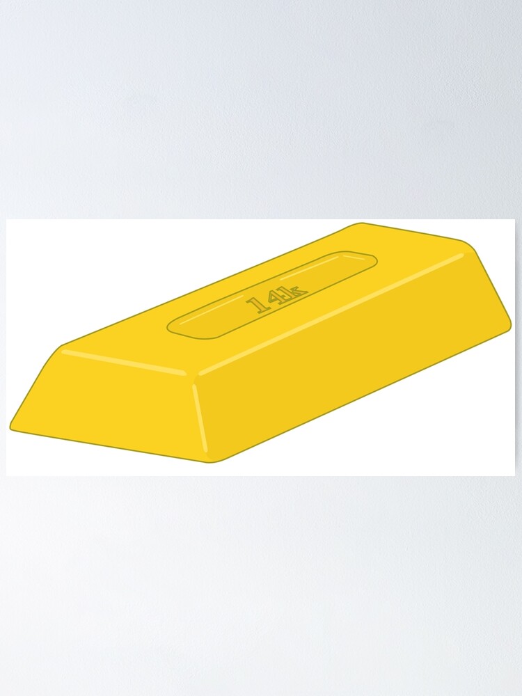 "Gold Bar" Poster by JonMilliken | Redbubble