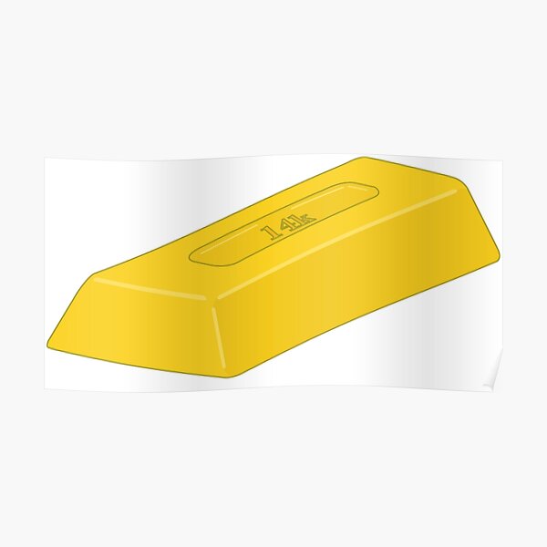"Gold Bar" Poster by JonMilliken | Redbubble