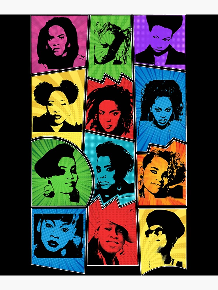 "Vintage Female Rappers Golden Hip Hop Old School" Poster for Sale by ...