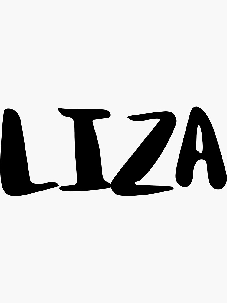 "LIZA" Sticker by FTML | Redbubble
