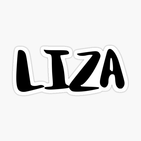 "LIZA" Sticker by FTML | Redbubble