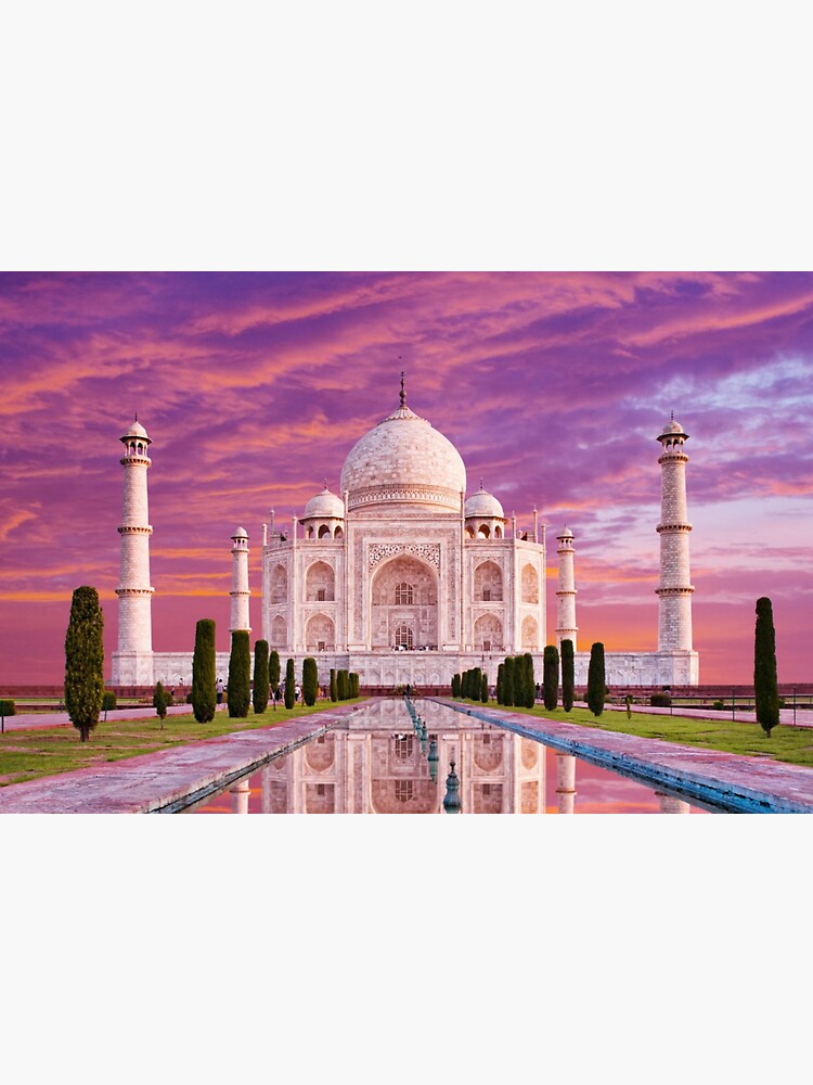 "taj mahal india" Sticker for Sale by EiE-Mishu | Redbubble