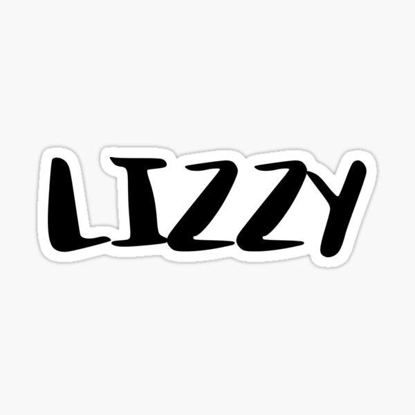 "LIZZY" Sticker for Sale by FTML | Redbubble
