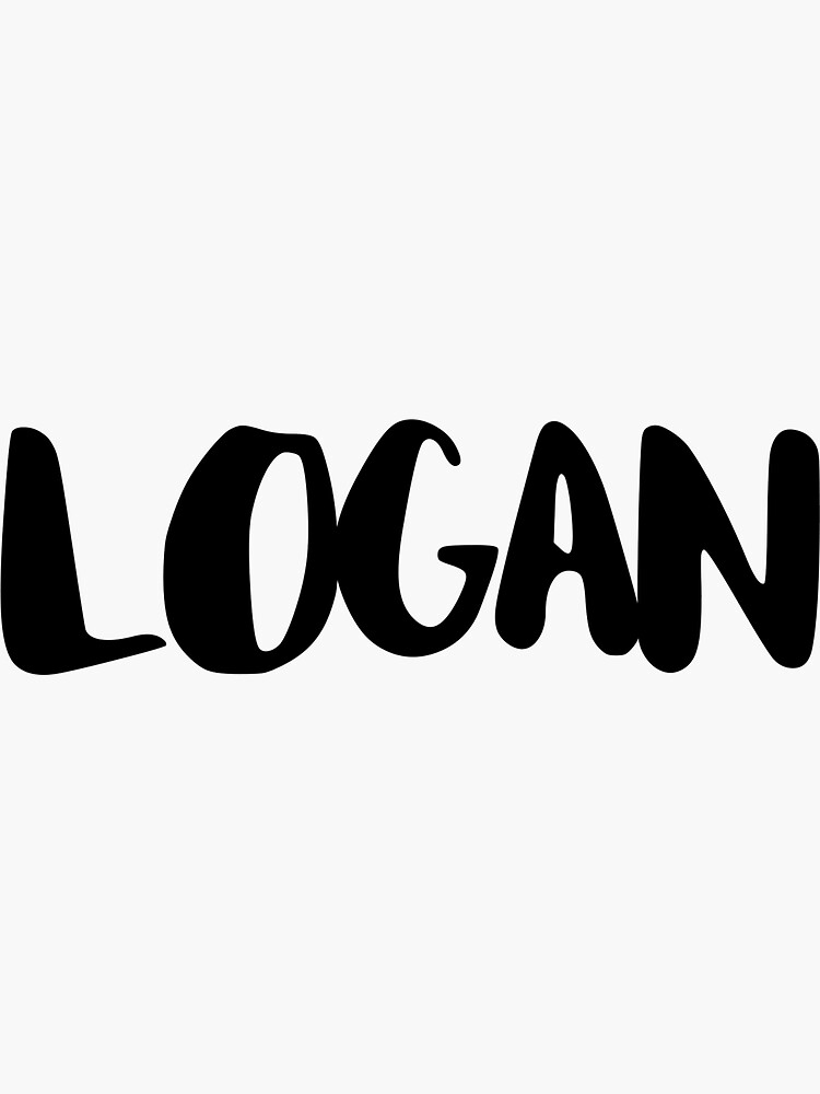 "LOGAN" Sticker for Sale by FTML | Redbubble