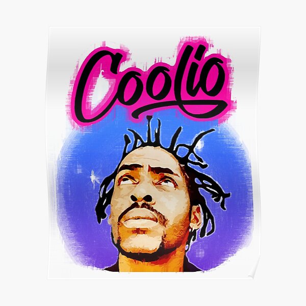"Coolio Airbrush Style Fan Art " Poster for Sale by ElzaMathurinppi ...