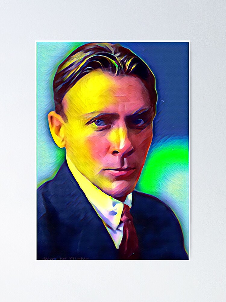 Póster «Obra de Mikhail Bulgakov | Retrato de Mijail Bulgakov | Arte de ...