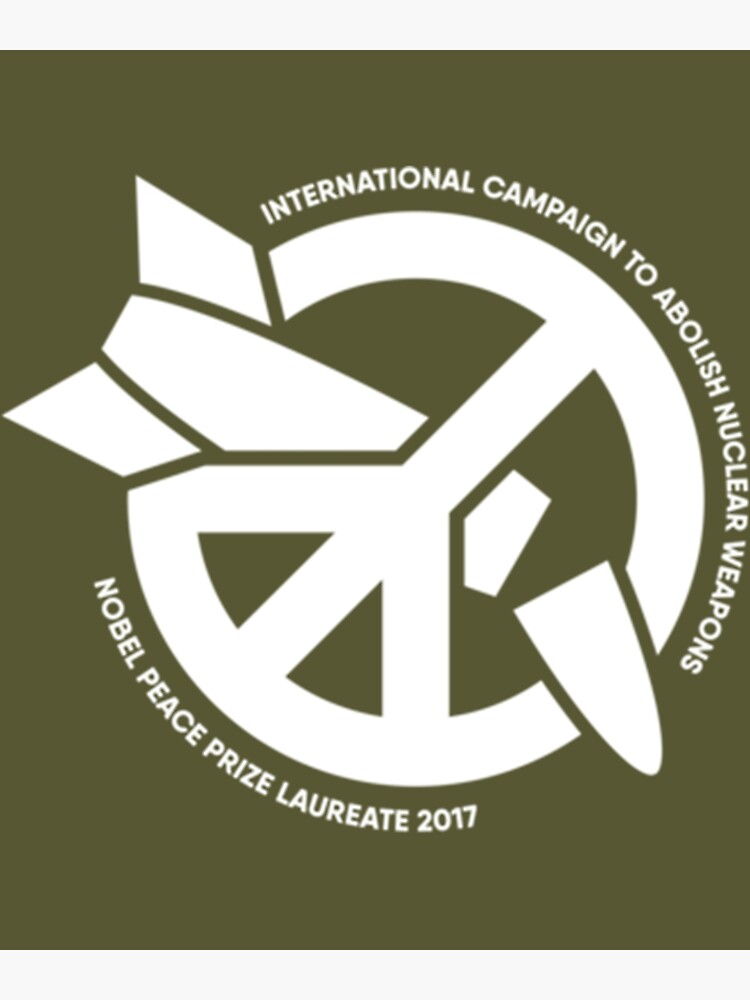 "ICAN white (small logo)" Poster for Sale by JuliaBajurin | Redbubble