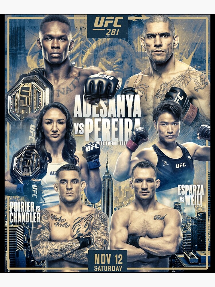 Ufc Poster Official Poster! UFC 295 November 11 New York At MSG @ufc