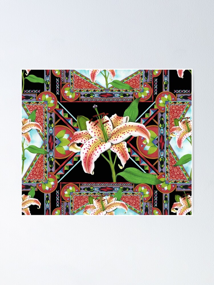 "Gilding the Lily" Poster by PatriciaSheaArt | Redbubble