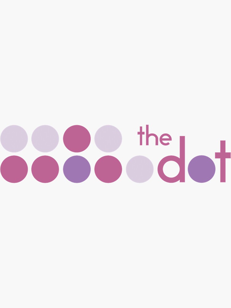 "The Dot (New Logo) " Sticker for Sale by Fatumajowers | Redbubble