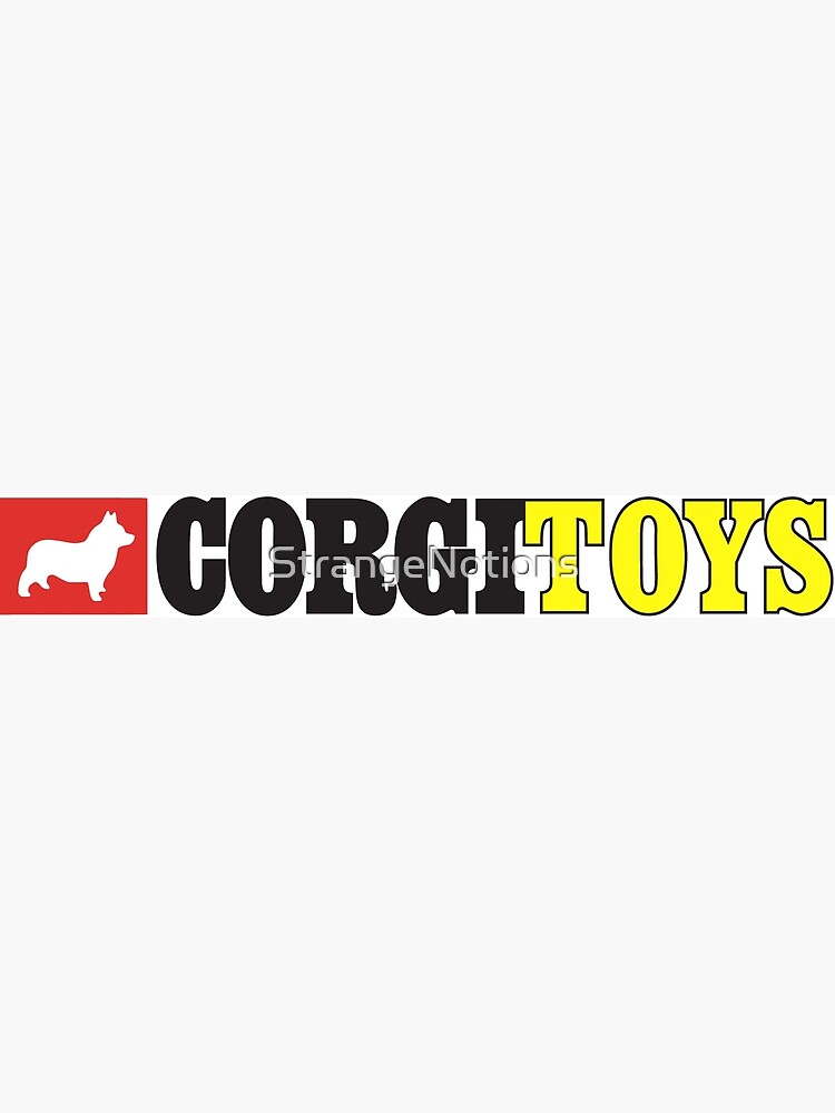Defunct 60s Corgi Toys Of The UK Die Cast Vehicles Logo Premium Matte ...