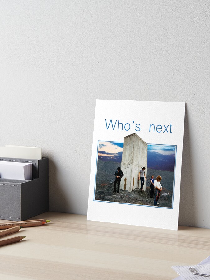 "Who's Next" Art Board Print for Sale by MirjamHeld | Redbubble