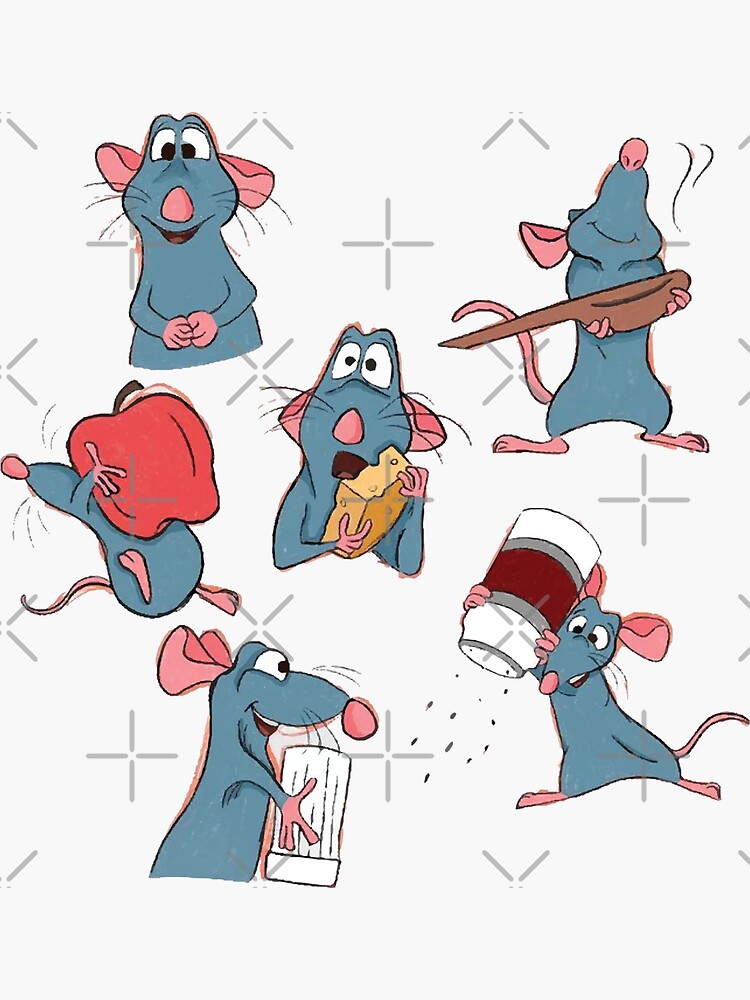 "Remy from Ratatouille" Sticker for Sale by swagster9 | Redbubble