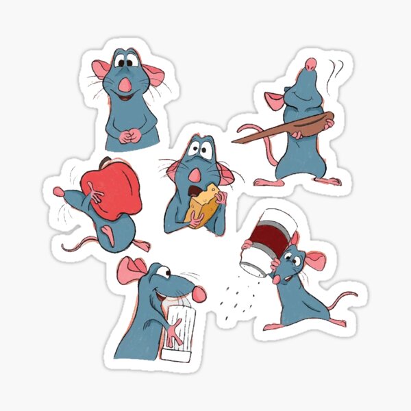 "Remy from Ratatouille" Sticker for Sale by swagster9 | Redbubble
