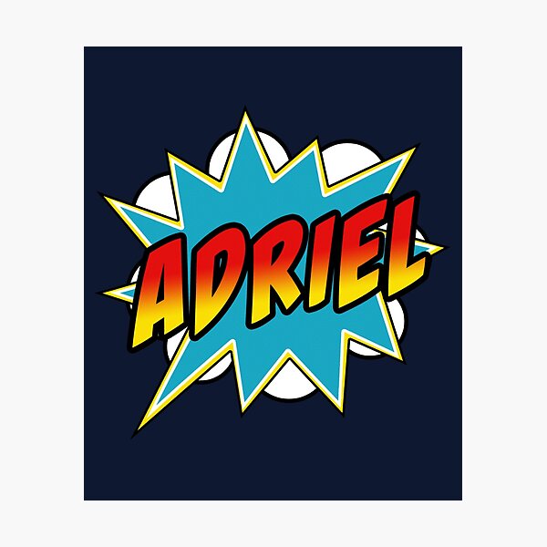 Lámina fotográfica «Chicos Adriel Nombre Cómic Superhéroe» de Rixta82 ...