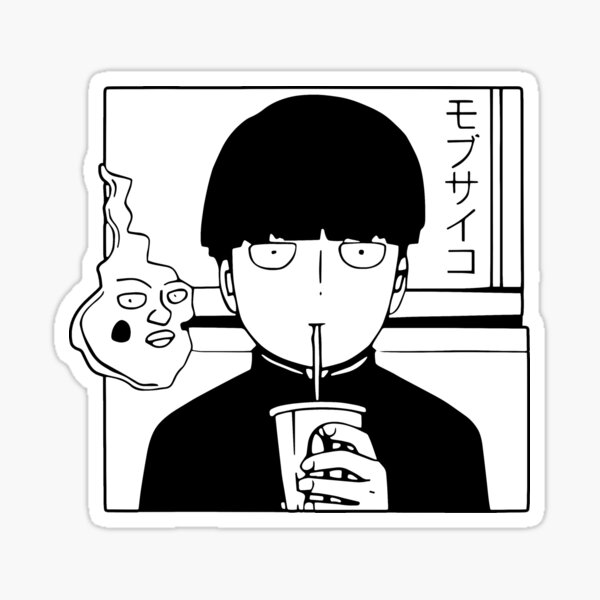 "mob psycho Shigeo & Dimple" Sticker for Sale by GaryAFani3000 | Redbubble
