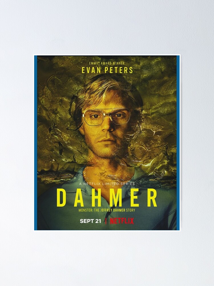 "Evan Peters in Dahmer Monster The Jeffrey Dahmer Story " Poster for ...