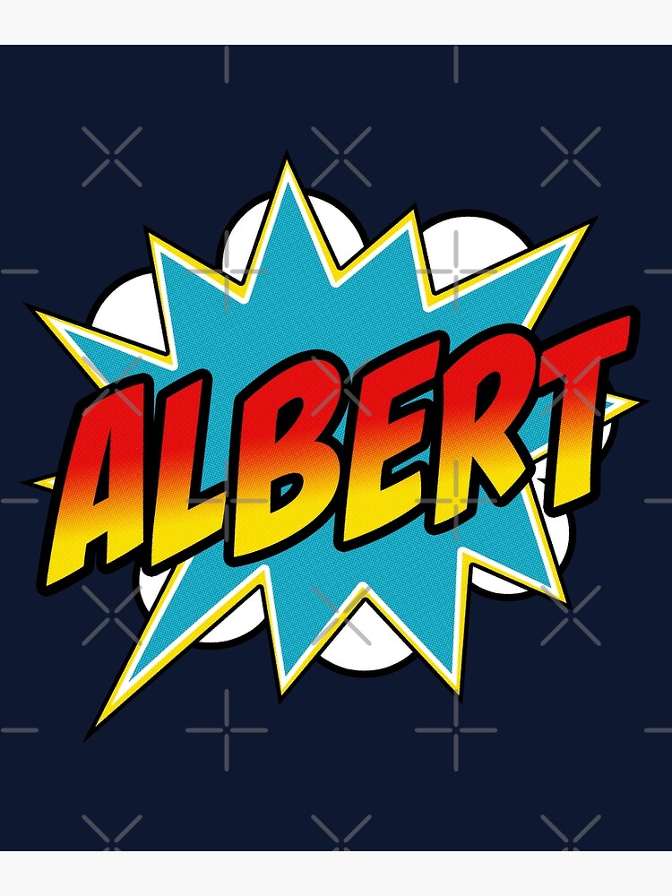 Lámina fotográfica «Chicos Albert Nombre Cómic Superhéroe» de Rixta82 ...
