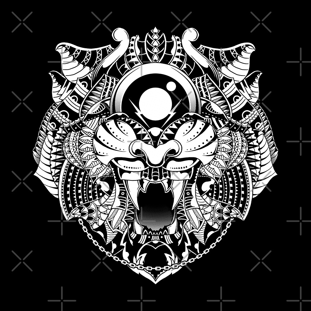 "One Eyed Tiger" by GODZILLARGE | Redbubble