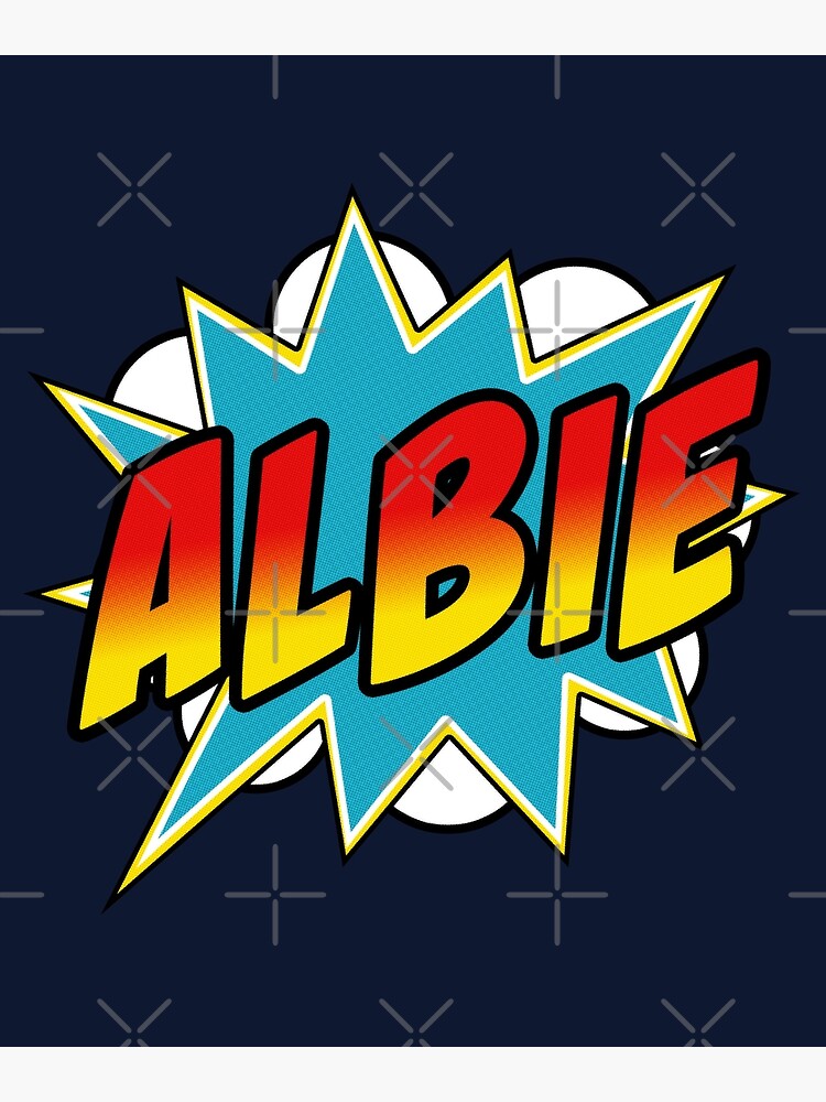 Póster «Boys Albie Nombre Cómic Superhéroe» de Rixta82 | Redbubble