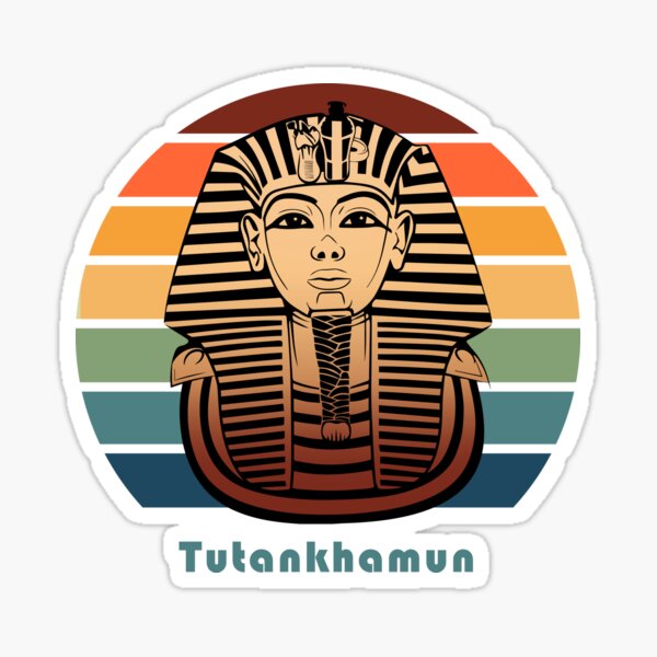 Pegatina «antiguo egipto tutenkhamon: faraón | arte egipcio | ankh ...