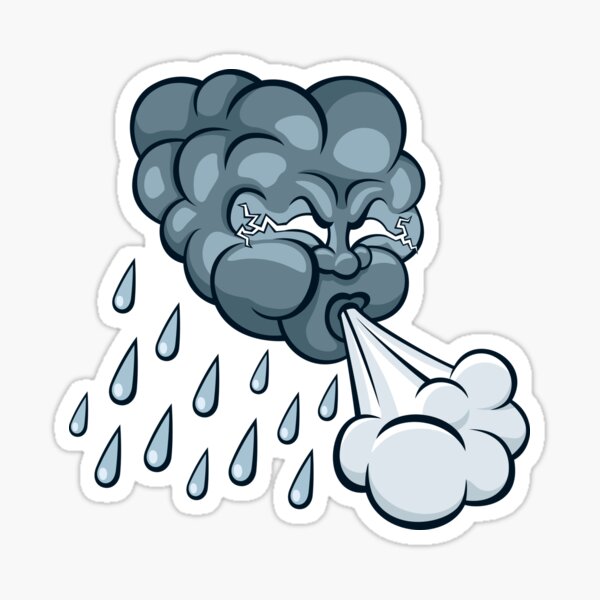 "Storm Cloud" Sticker by Malchev | Redbubble