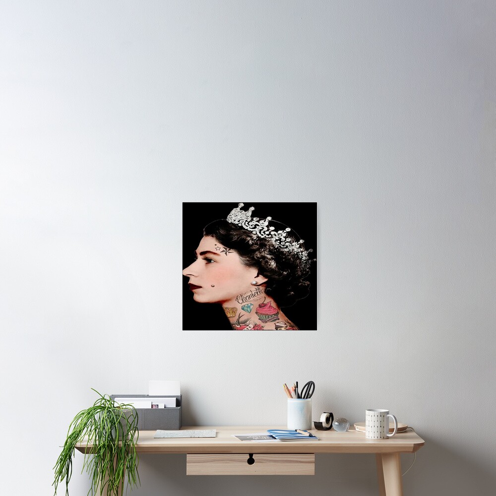 "Punk Royal Queen Elizabeth Classic" Poster for Sale by JavisHaumesse ...