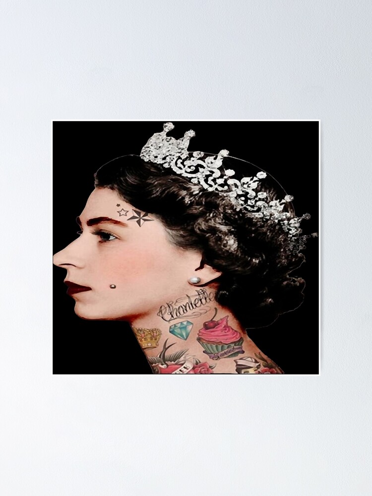 "Punk Royal Queen Elizabeth Classic" Poster for Sale by JavisHaumesse ...