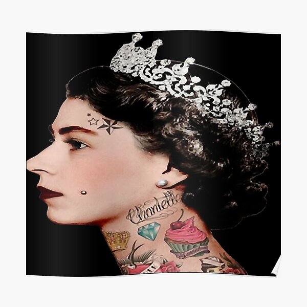 "Punk Royal Queen Elizabeth Classic" Poster for Sale by JavisHaumesse ...