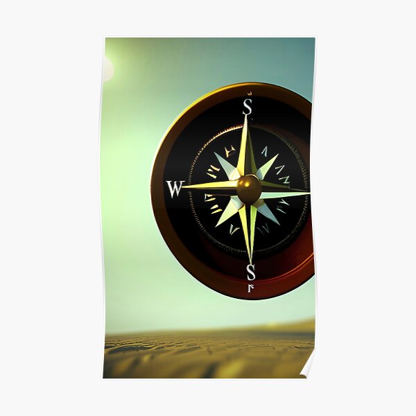 "compass" Poster for Sale by OverAltruist | Redbubble