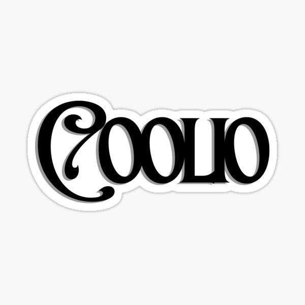 "Coolio" Sticker for Sale by PerezStoreArt | Redbubble
