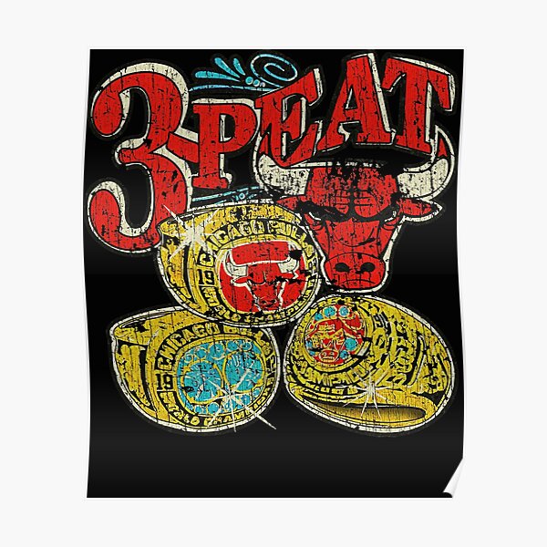 "Basketball Chicago 3-Peat 1993 " Poster for Sale by AnniBarth | Redbubble