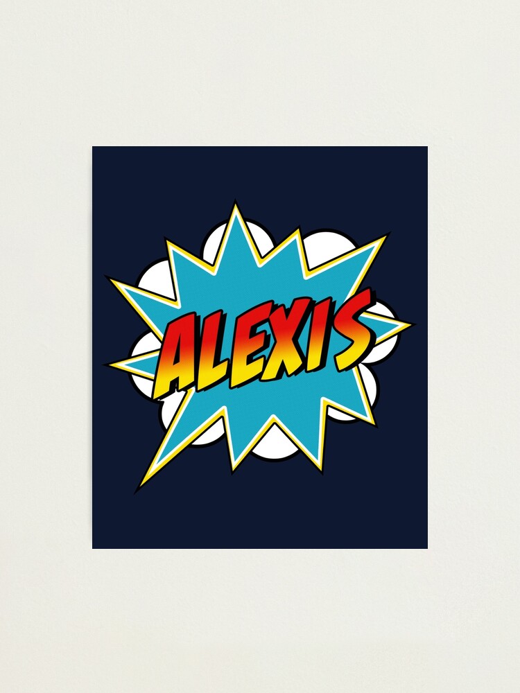 Lámina fotográfica «Chicos Alexis Nombre Cómic Superhéroe» de Rixta82 ...